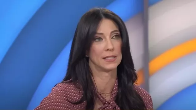 Equipment Pascale Dress in Rose Clay worn by Natalie Azar as seen in ...