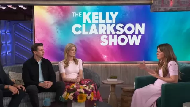 Roland Mouret Crepe Midi Dress worn by Kelly Clarkson as seen in The ...