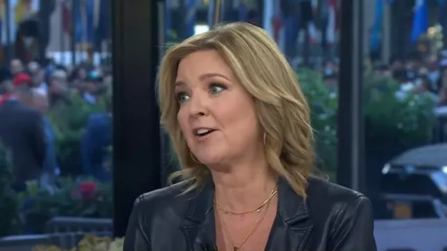 Cinq a Sept Louisa Jacket worn by Christine Romans as seen in Today on ...