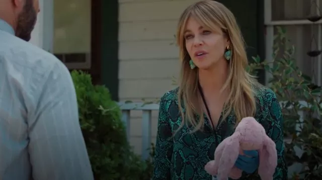 Rixo Aggie Earrings worn by Morgan Gillory (Kaitlin Olson) as seen in ...