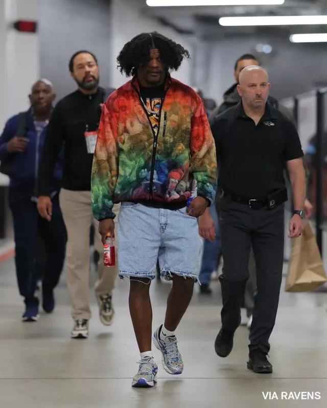 Supreme x The Muppets Multicolor Fleece Jacket worn by Lamar Jackson on ...