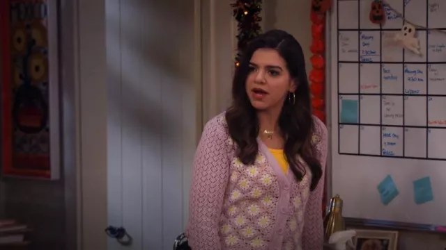Autumn Cashmere Daisy Cardigan worn by Mayan (Mayan Lopez) as seen in ...