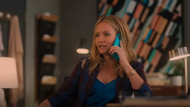 Frame Double Strap Silk Camisole worn by Lorna Crane (Becki Newton) as ...