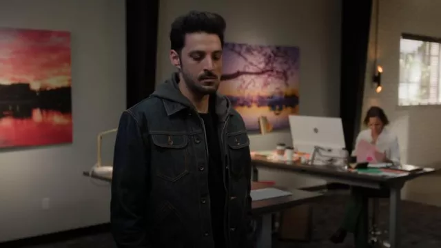 LRG Men's Cc Denim Jacket worn by Dhan Rana (Karan Oberoi) as seen in ...