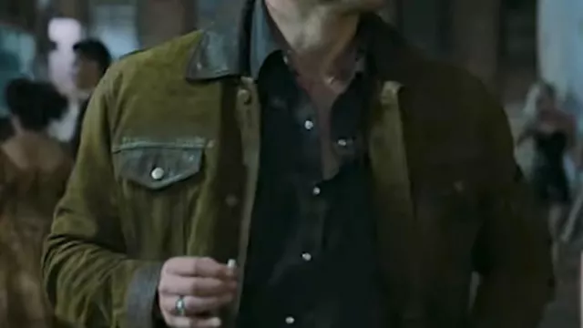 Leather Jacket of Gary Johnson (Glen Powell) in Hit Man | Spotern