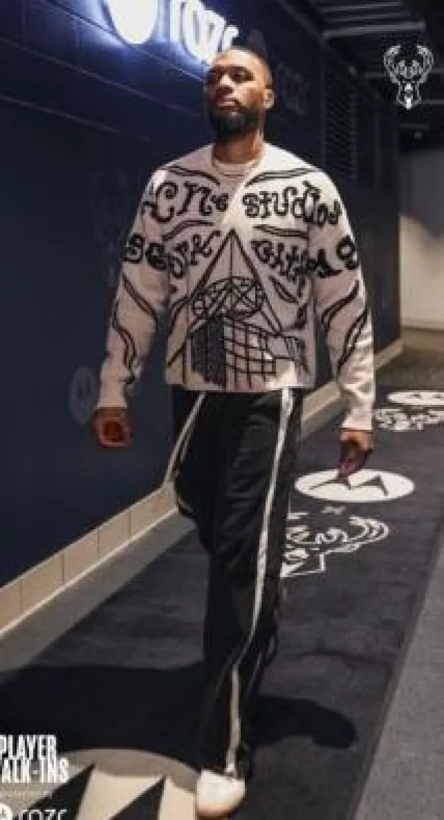 Adidas Samba OG Cloud White worn by Damian Lillard on the Instagram ...