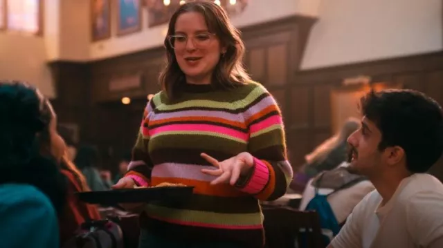 Velvet By Graham & Spencer Nessie Striped Sweater worn by Carla ...