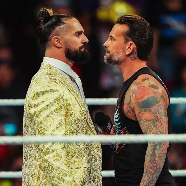 Printed Suit of Seth Rollins on the Instagram account @philmx4 | Spotern