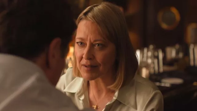 Alex Monroe Bumblebee Necklace worn by Hannah Stern (Nicola Walker) as ...