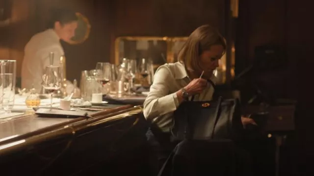 Mulberry Large Zipped Bayswater worn by Hannah Stern (Nicola Walker) as ...
