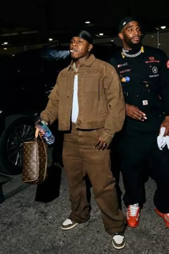 Louis Vuitton Brown Monogram Double-Zip Toiletry Bag worn by DaBaby on ...