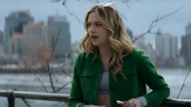 Sezane Betty Cardigan worn by Cece Brewer (Jayden Bartels) as seen in ...