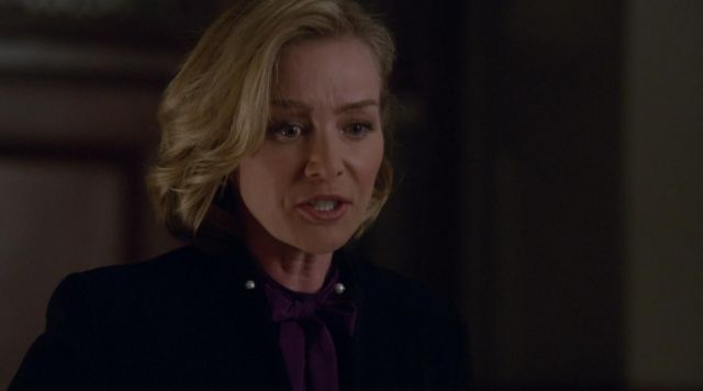 Silk button-down shirt worn by Elizabeth North (Portia de Rossi) in ...