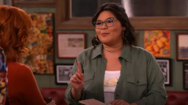 Universal Thread™ Utility Long Sleeve Collared Button-Down Shirt worn ...