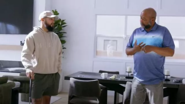 Six Stories Hubby Teddy Hoodie - Stone worn by Cheyenne's Friend as ...