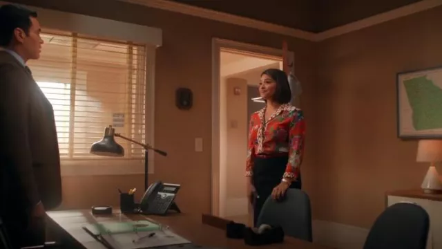 Gucci Printed Blouse worn by Marion Alba (Gina Rodriguez) as seen in ...
