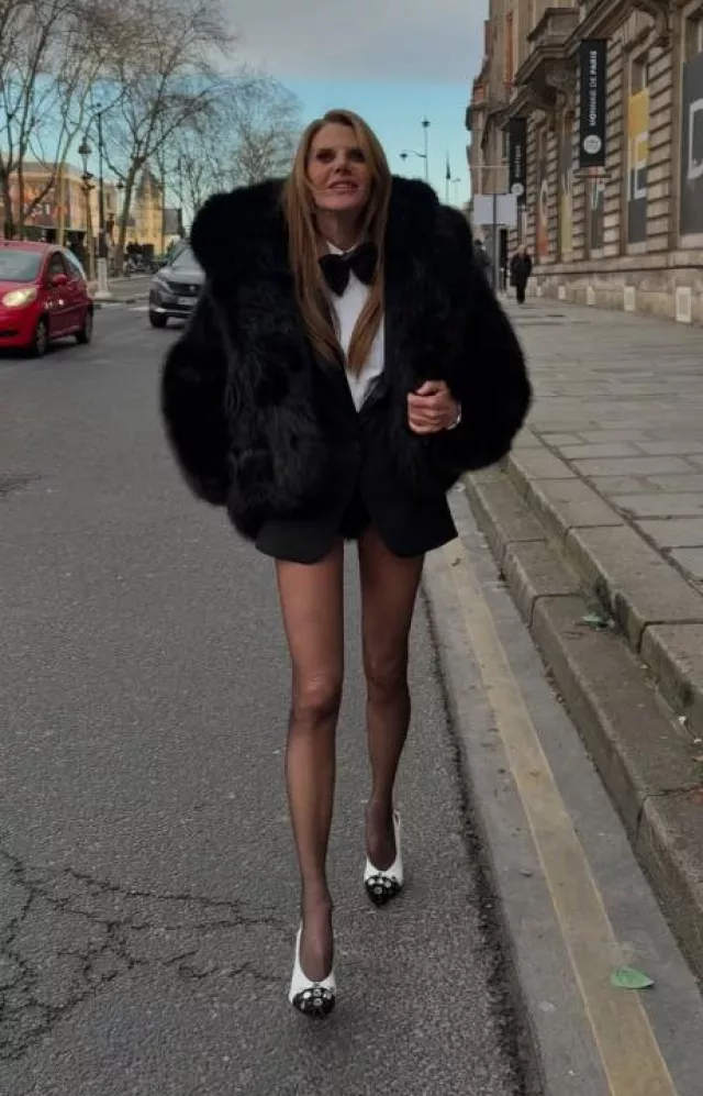 The Attico Fiona Slingback worn by Anna Dello Russo at Alexandre ...