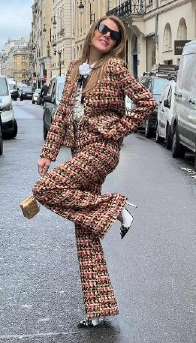 The Attico Fiona Slingback worn by Anna Dello Russo at Chanel Haute ...