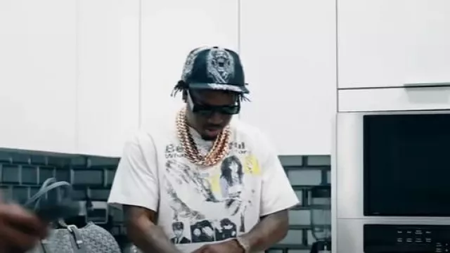 Enfants Riches Deprimes White 'Careful What You Pray For' T-Shirt worn ...