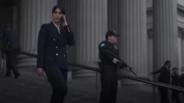 Polo Ralph Lauren Alandra Straight-leg Wool Pants worn by Alexandra ...