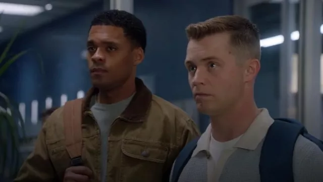 Lucky Brand Corduroy Collar Trucker Jacket worn by Miles Penn (Deric ...