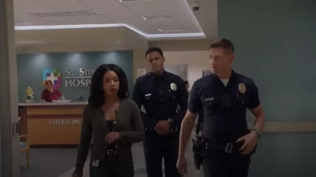 Rag and Bone Marlee Cardigan worn by Luna Grey (Angel Parker) as seen ...