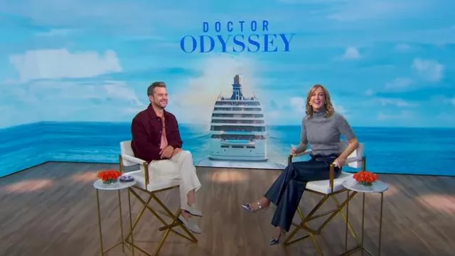 Ralph Lauren Collection Turtleneck Crop Sweater worn by Lara Spencer as ...