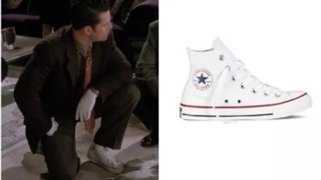 Chuck Taylor All Star Canvas in white worn by Inspector Andy Trudeau ...