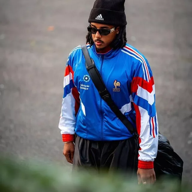 Vintage adidas Equipe de France Euro 92 jacket by Jules Koundé on the ...