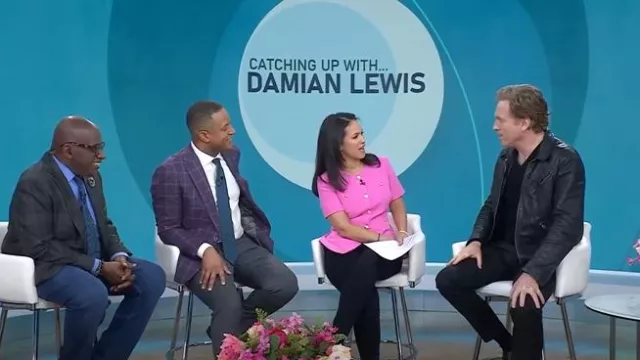 Billy Reid Blake Jacket worn by Damian Lewis as seen in Today on March ...