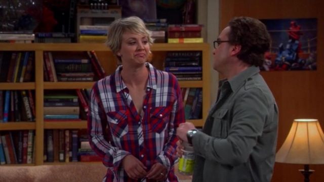 The plaid shirt Rails of Penny (Kaley Cuoco) in The big bang theory ...