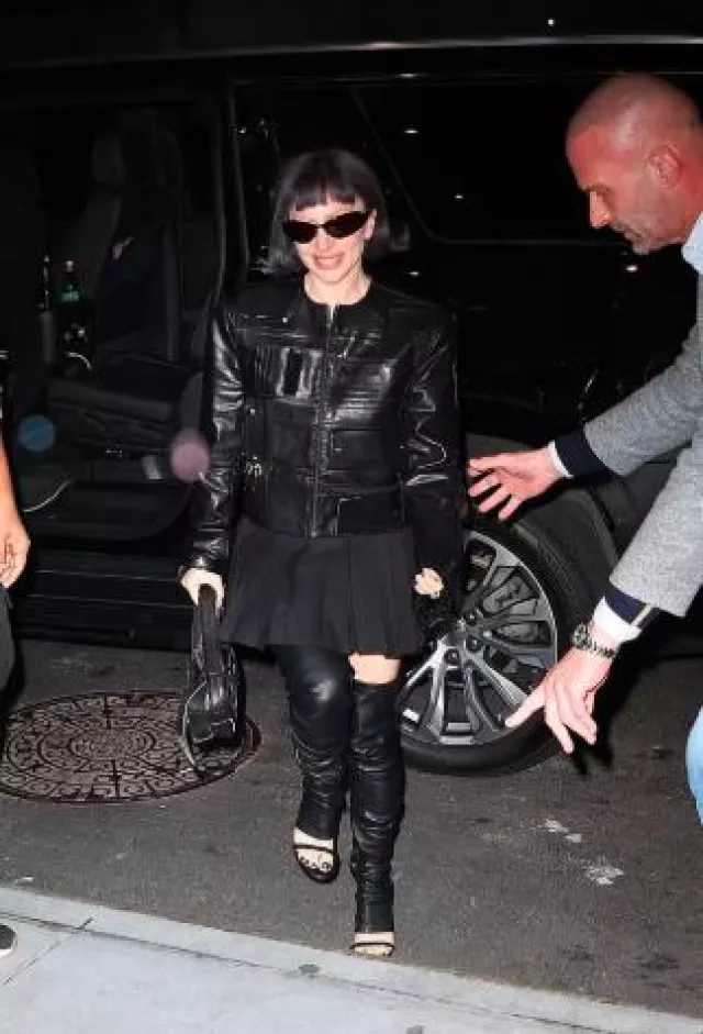 Balenciaga Razor Cat Sunglasses worn by Lady Gaga in NYC on March 6 ...