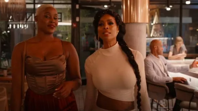 Hanifa Syd Crop Top Ultra Soft Bamboo Double Layered Jersey worn by ...