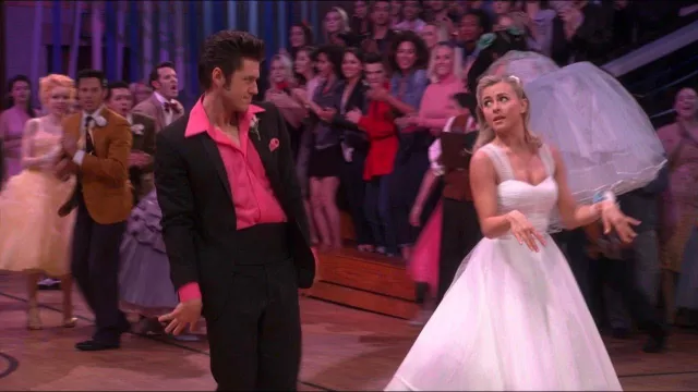 Pink and Black Prom Suit worn by Danny Zuko (Aaron Tveit) in Grease ...