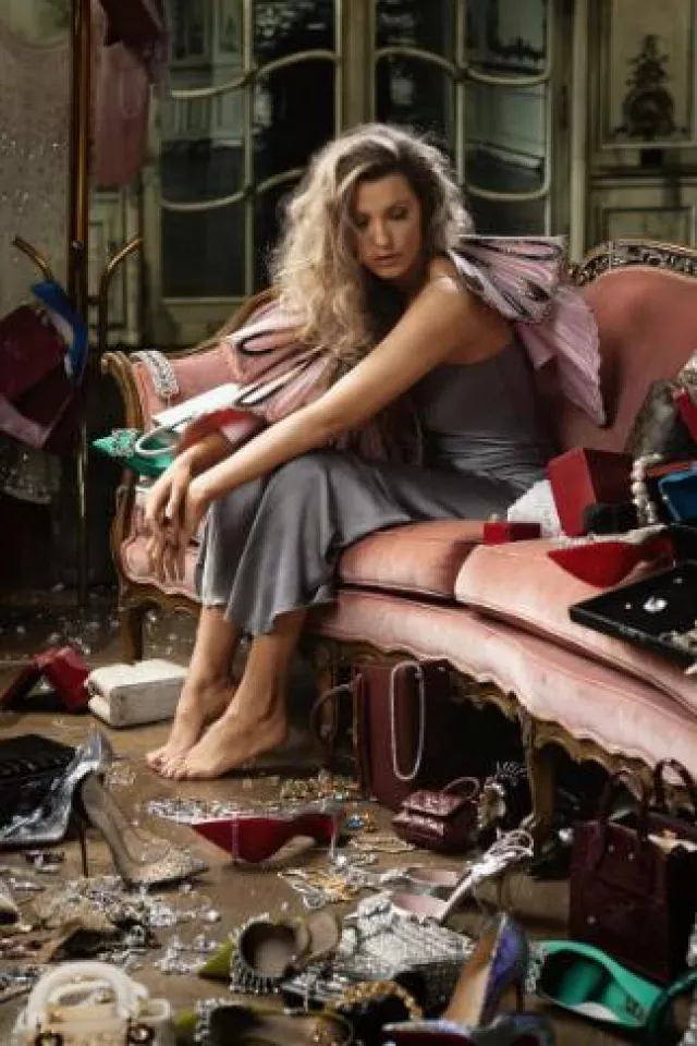Christian Louboutin Follies Strass Pumps worn by Blake Lively at Vogue ...