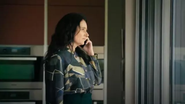 Soeur Laure Silk Blouse worn by Professor Andrea Lavin (Sidse Babett ...