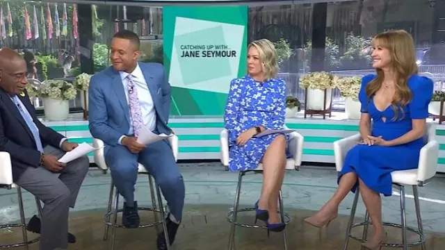 Rebecca Vallance Antonella Puff-Sleeve Sweetheart Midi Dress worn by ...