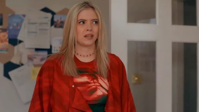 Jaded London Rhapsody Baby Tee worn by Beth Barnett (Megan Trower) as ...