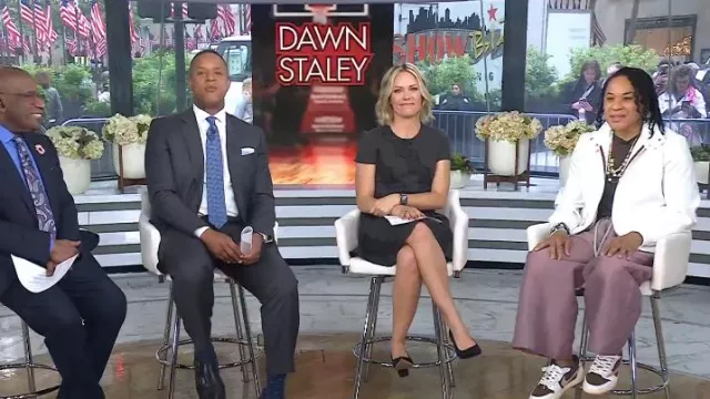 Gucci GG jacquard Zip Jacket worn by Dawn Staley as seen in Today on ...