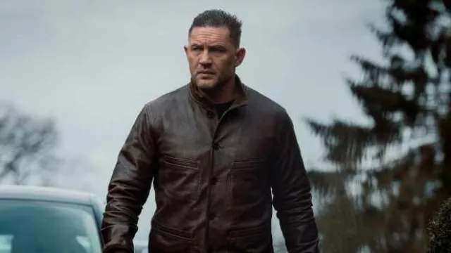 Leather Jacket of Harry Da Souza (Tom Hardy) in MobLand (S01E02) | Spotern