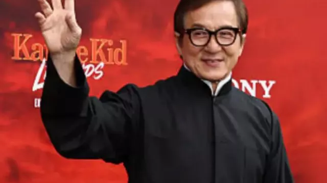 Karate Kid: Legends Jackie Chan NYC Premiere Black Jacket of Mr. Han ...