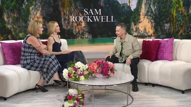 Frame Suede Trucker Jacket worn by Sam Rockwell as seen in Today with ...
