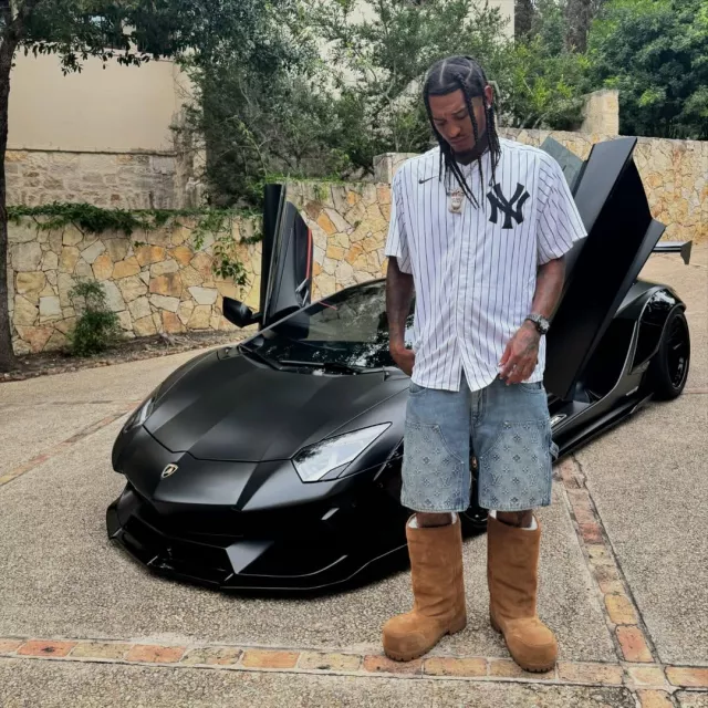 Balenciaga Brown Suede Tall Alaska Snow Boots worn by Jordan Clarkson ...