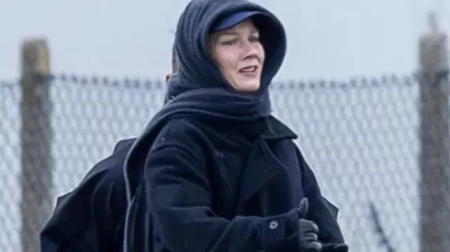 Project Hail Mary Eva Stratt Black Wool Coat worn by Eva Stratt (Sandra ...