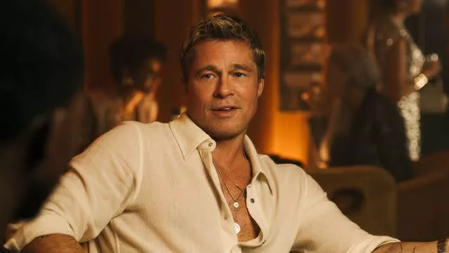 Ivory cashmere shirt of Sonny Hayes (Brad Pitt) in F1 The Movie | Spotern