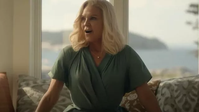 Weekend Max Mara Giambo Surplice Satin Fit & Flare Dress worn by Tipper ...