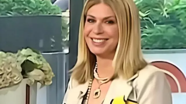 The Today Show 2025 Jill Martin Beige Snoopy Blazer of Jill Martin in ...