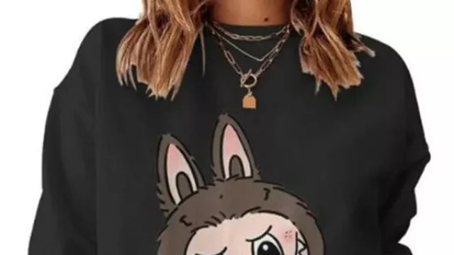 Sudadera Labubu El Monstruo Negro (Labubu Macarrón) en Capibara vs ...