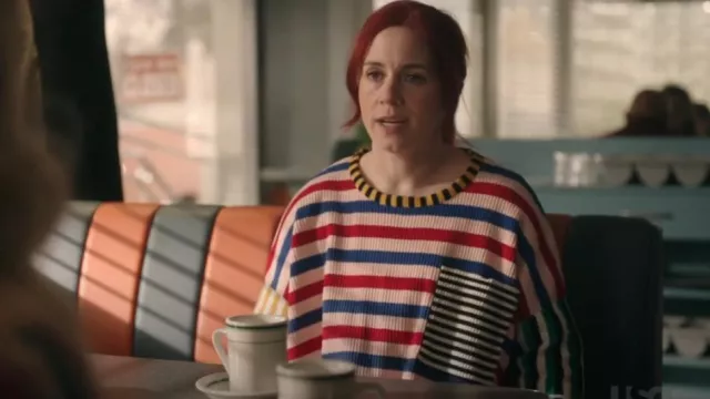 LF Markey T-Shirt Winston Knit Multi Stripe worn by D'arcy Bloom (Alice ...