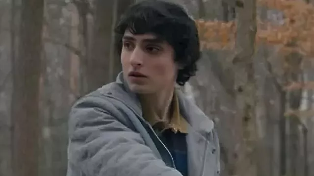 Stranger Things S5 Finn Wolfhard Grey Jacket worn by Mike Wheeler (Finn ...